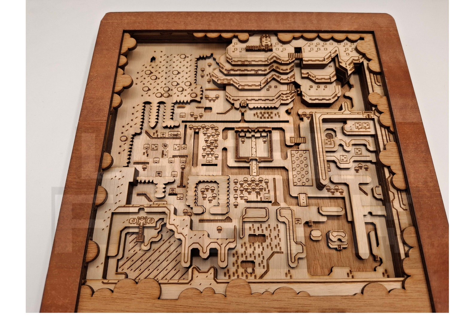 Multilayer Map the Legend of Zelda. LASER Cut File. SVG, Dxf, Ai, Cdr ...