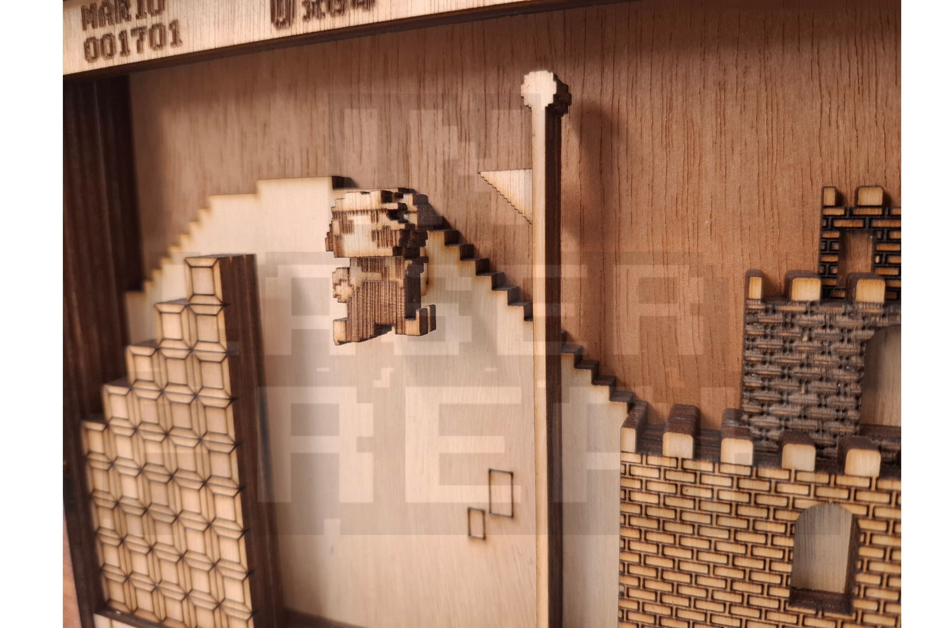 Multi-layer Mario Stage. Laser Cut File. SVG, DXF, AI, CDR, and PDF. 10 ...