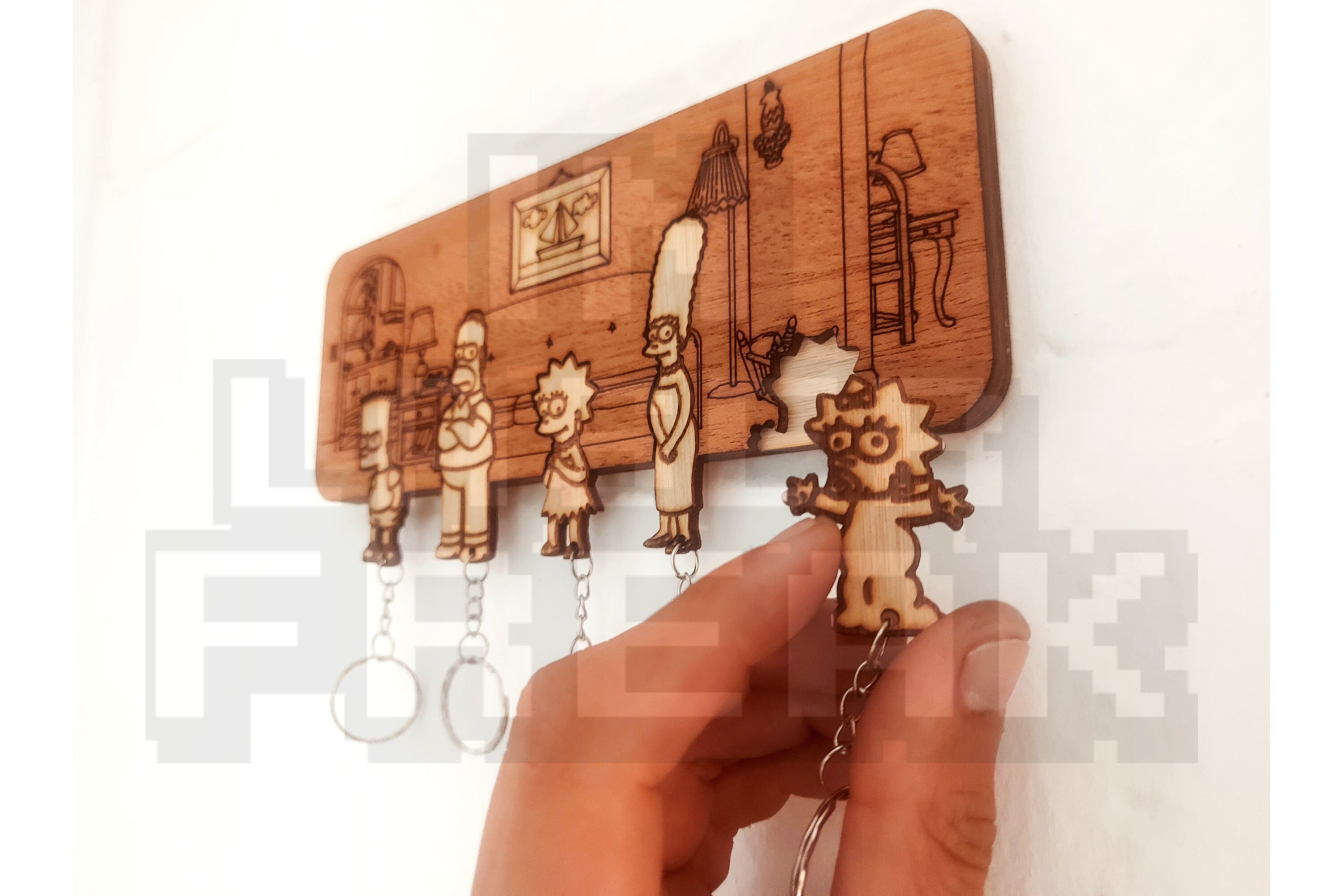 The Simpsons - Simpsons Family. Laser Cut File. SVG, DXF, AI, and PDF ...