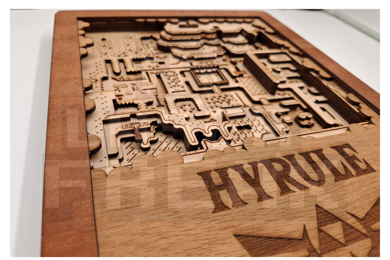 Multilayer Map the Legend of Zelda. LASER Cut File. SVG, Dxf, Ai, Cdr ...