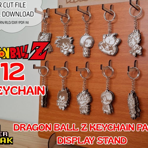 Anime Keychain - Etsy