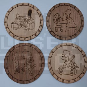 The Simpsons Base. LASER Cut File 3mm. Svg, Cdr, Dxf, Ai and Pdf ...