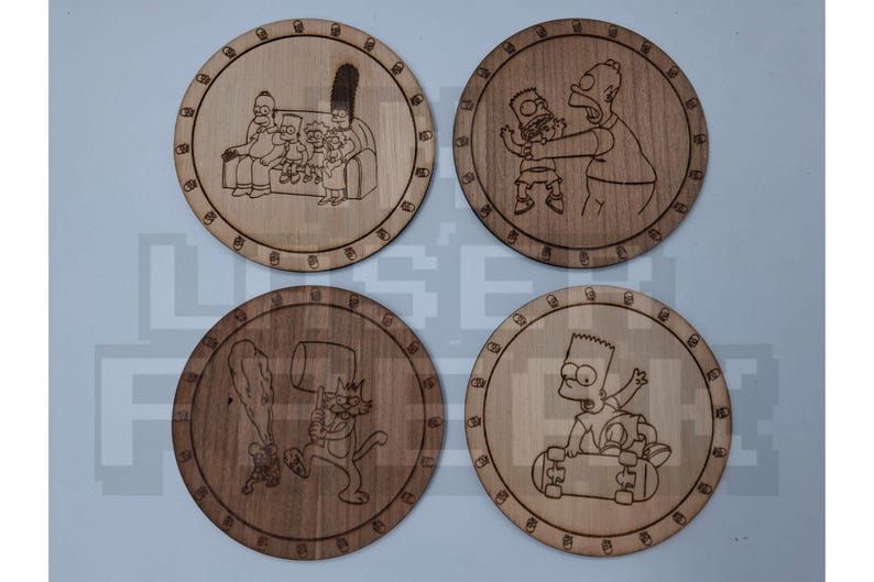 The Simpsons Base. LASER Cut File 3mm. Svg, Cdr, Dxf, Ai and Pdf ...