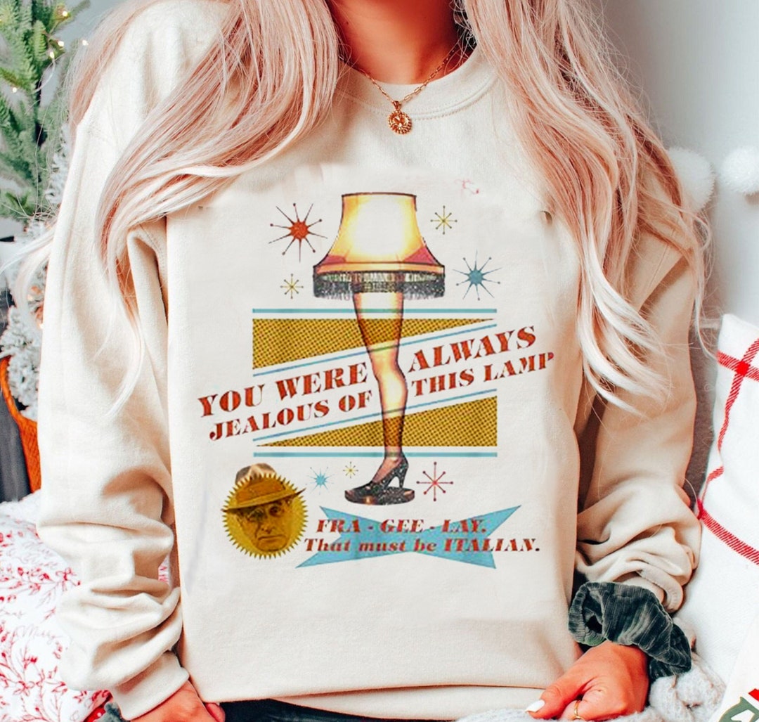 A Christmas Story Leg Lamp Sweatshirt Christmas Shirt - Etsy