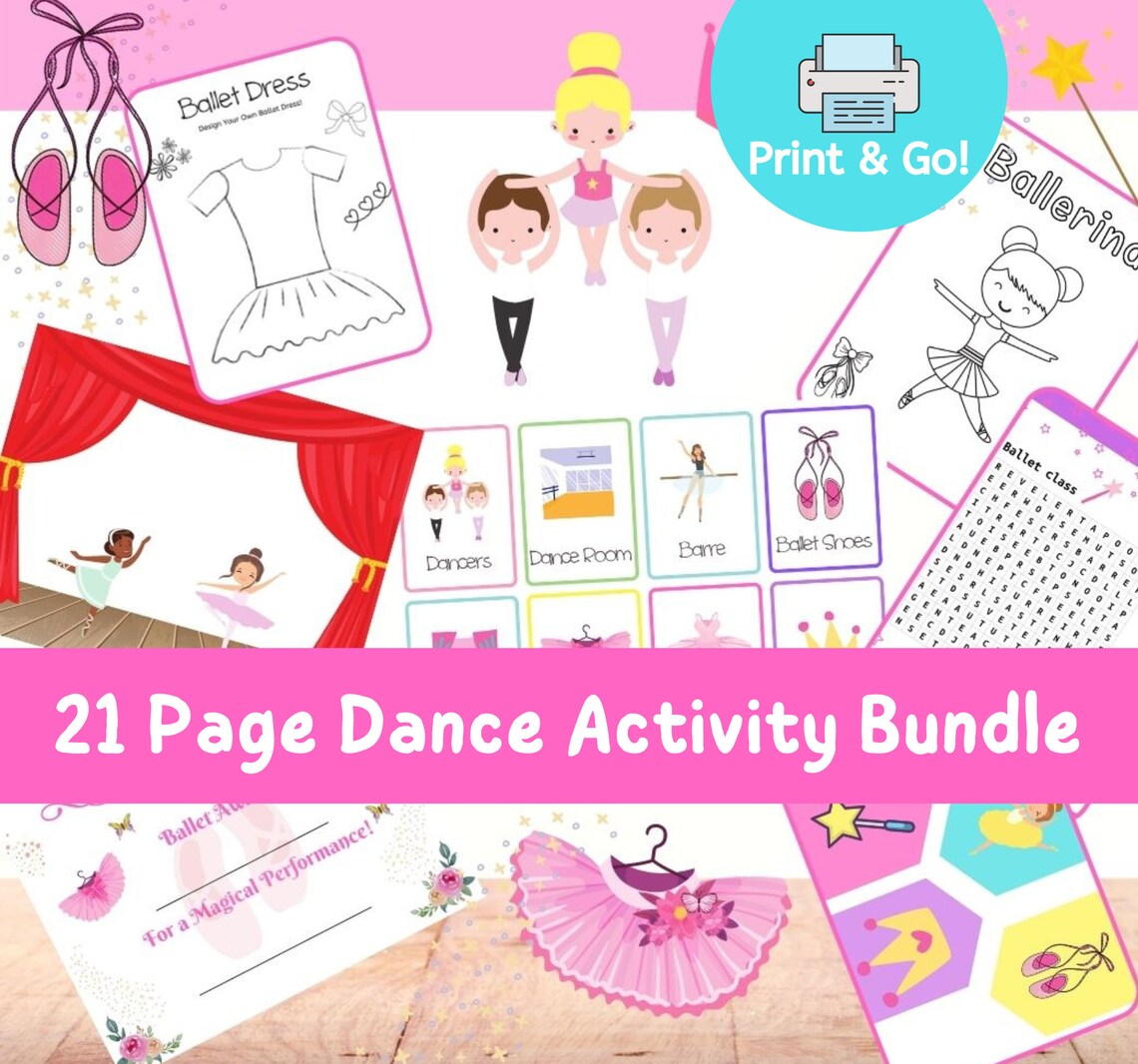 Ballet Dance Activity Packet | Ballet Teacher | Ballet Class | Dance ...