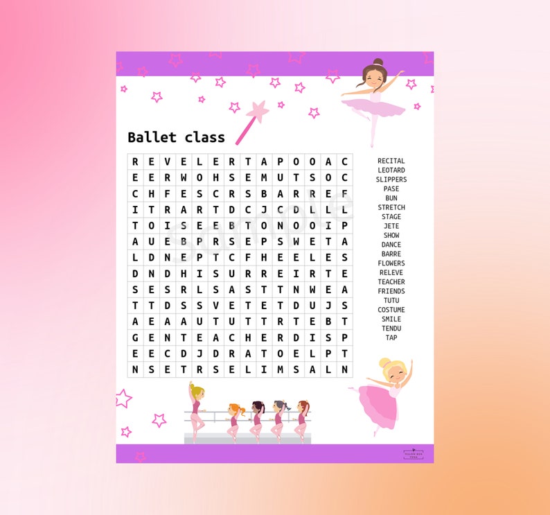 Ballet Dance Activity Packet | Ballet Teacher | Ballet Class | Dance ...