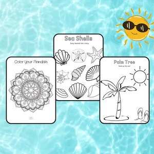 Summer Yoga 26 Page Activity Pack - Etsy