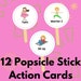 Popsicle Stick Action Cards for Kids | Fitness Cards | Printable | Yoga ...