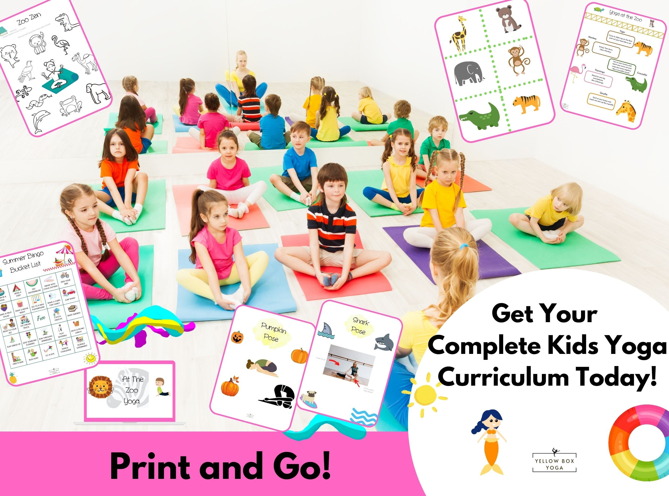 Yoga for Kids Complete Curriculum | Yoga Kids | Kids Yoga Teacher ...
