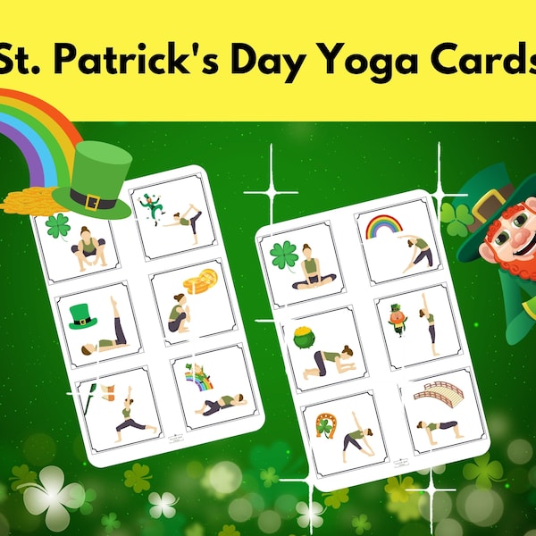 Yoga Cards for Kids - Etsy