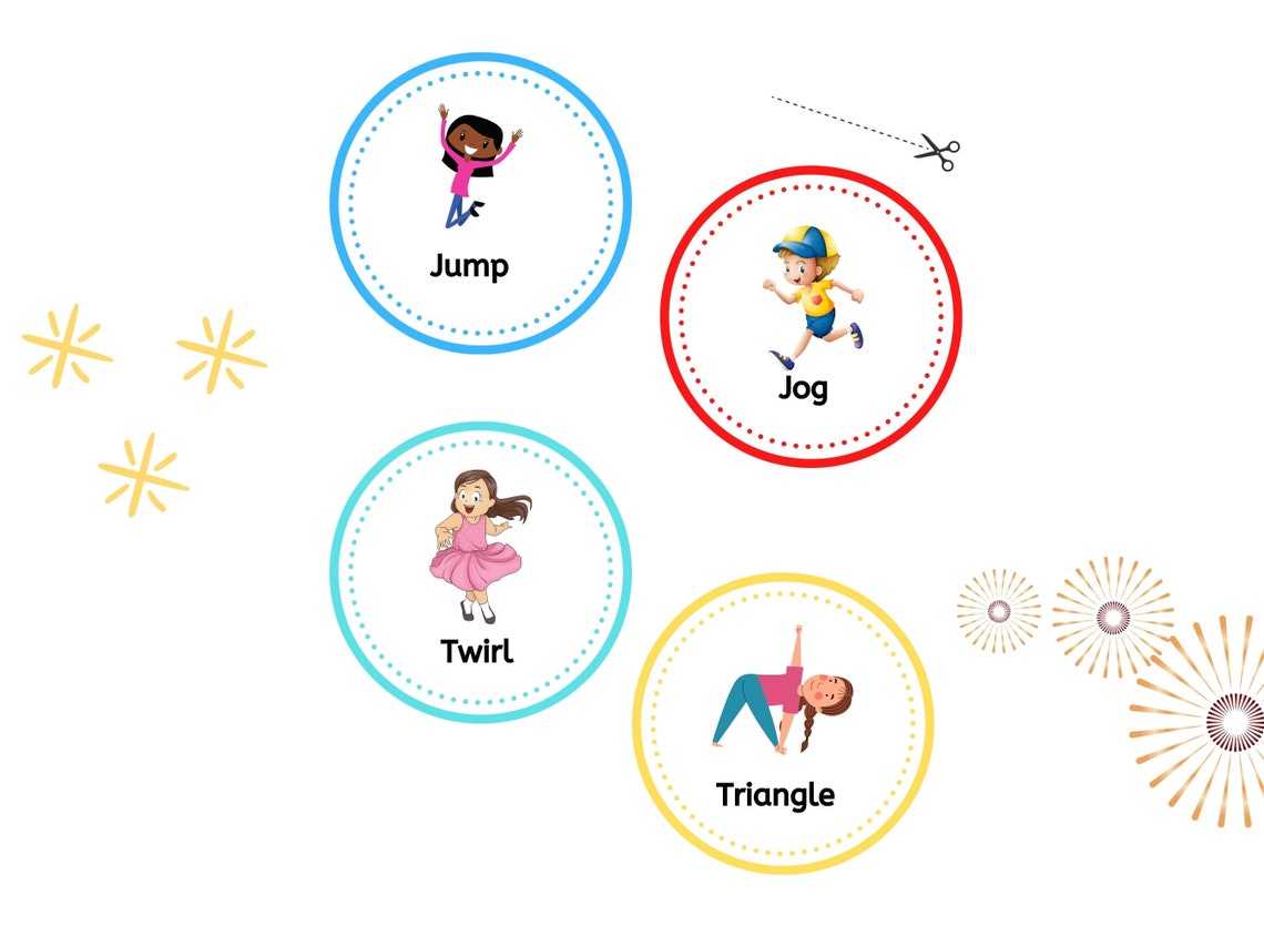 Popsicle Stick Action Cards for Kids | Fitness Cards | Printable | Yoga ...
