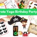 Pirate Yoga Birthday Party Lesson Plans | Yoga Teacher | Yoga Birthday ...