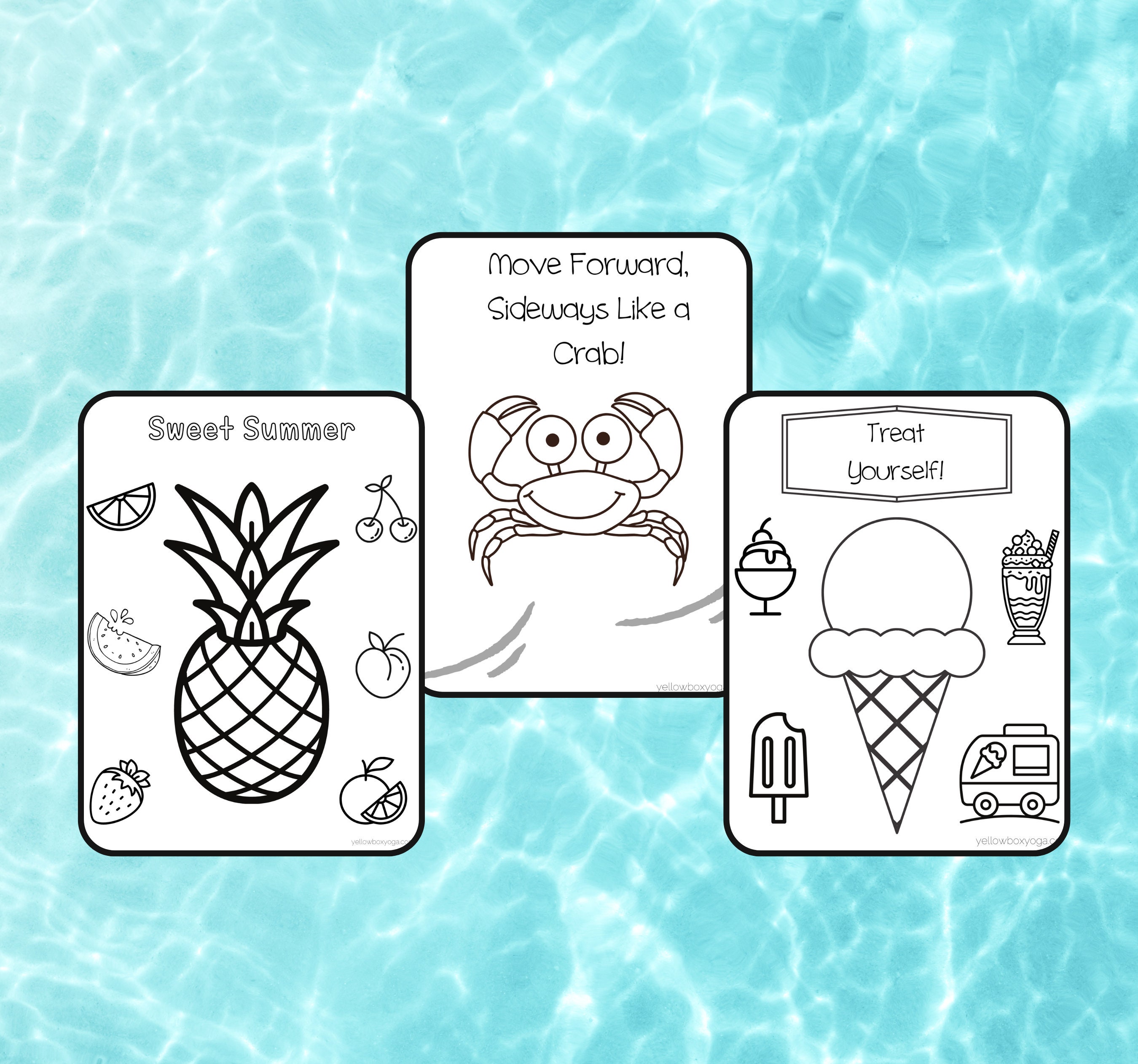 Summer Yoga 26 Page Activity Pack - Etsy