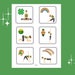 St. Patrick's Day Yoga Cards | Yoga Teacher | St. Patrick's Day Kids ...