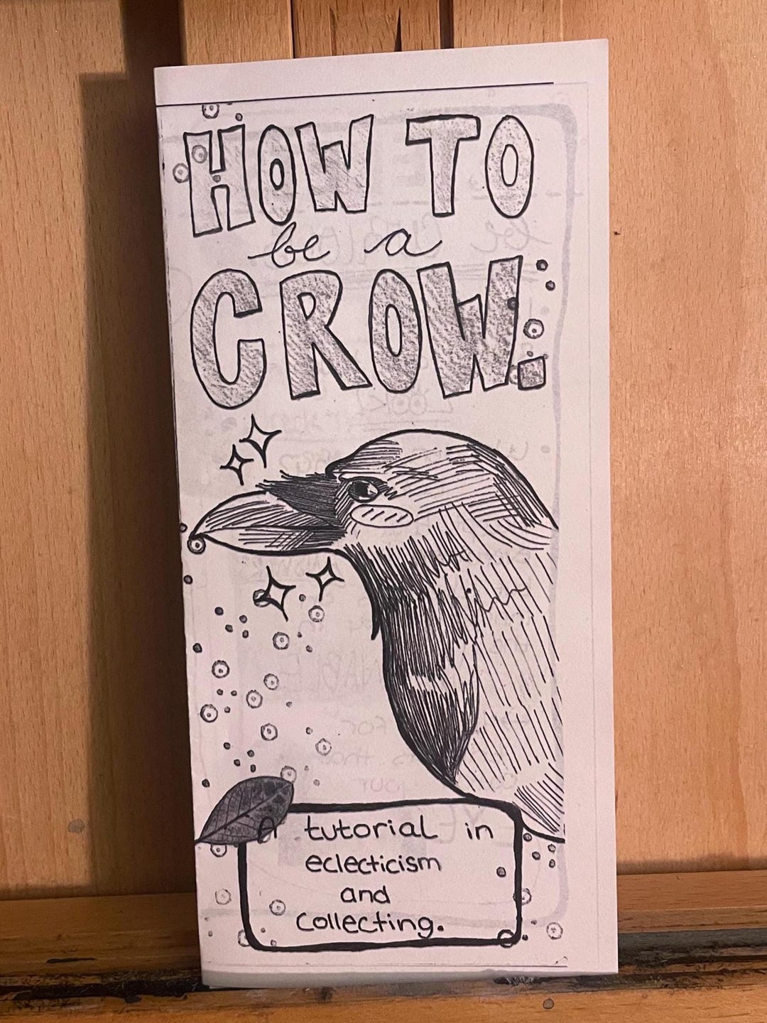 How to Be A Crow | Pamphlet Style Zine - Etsy