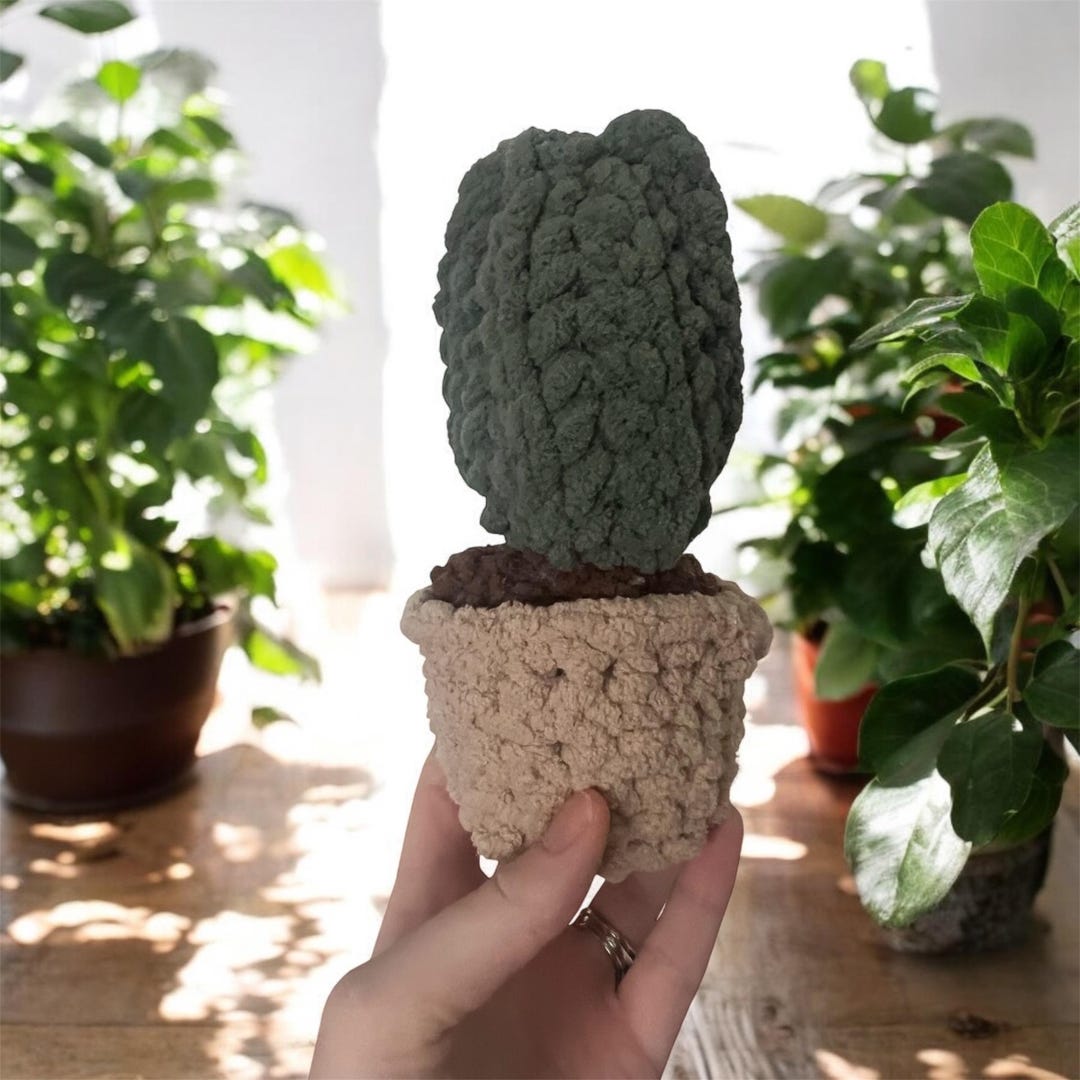 Handmade Plant Plushie Desk Office Room Decor - Etsy