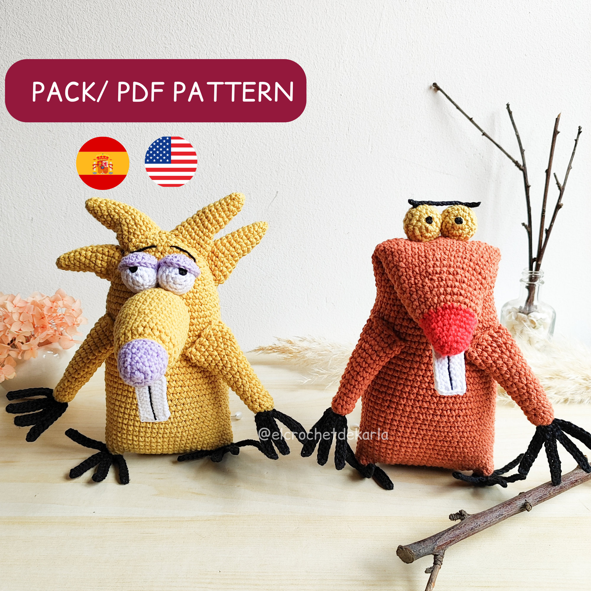 Beaver PDF Patterns Pack - Etsy