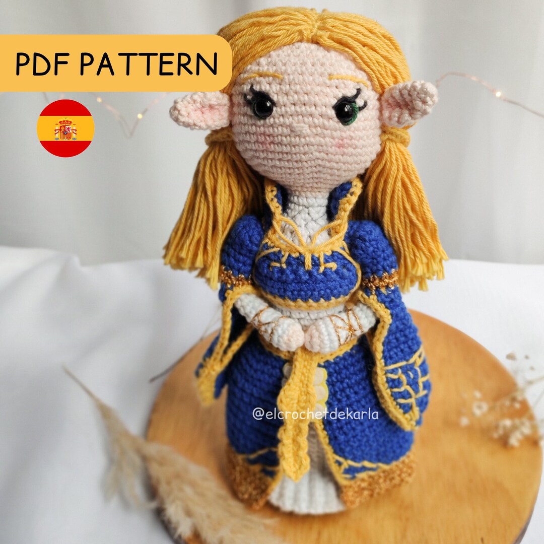 Zelda Version BOTW Crochet Pattern in Spanish - Etsy
