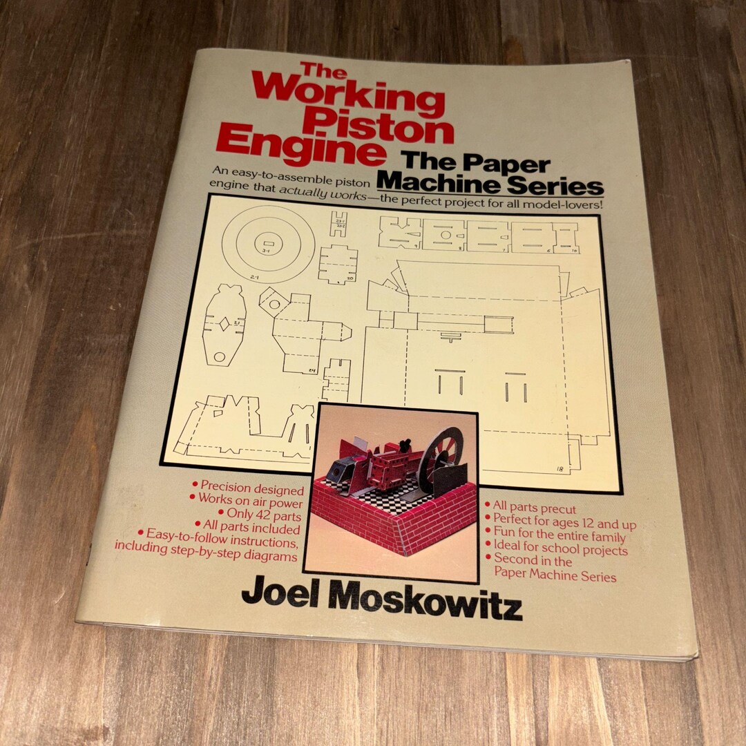 The Working Piston Engine Paper Machine Series Book by Joel Moskowitz ...