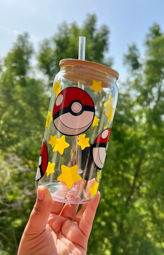Pokeball Glass Cup - Etsy