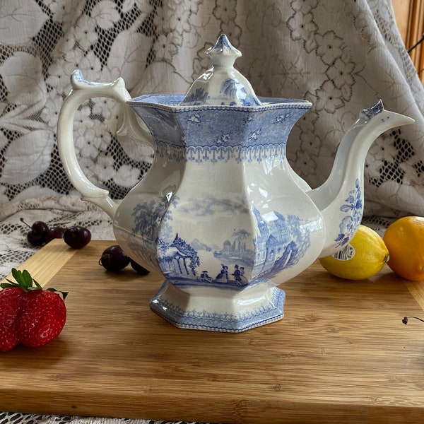 Antique English Teapot - Etsy