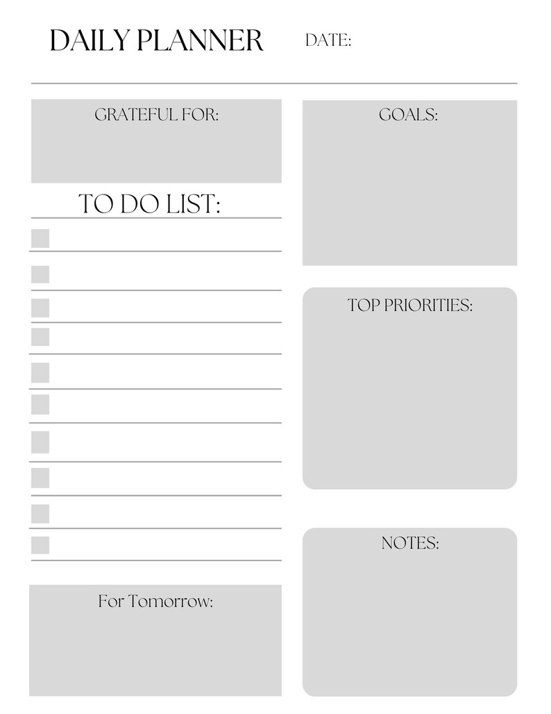 Daily To Do List Printable Instant Download Daily Planner Etsy daily-to-do-list-printable-instant-download-daily-planner-etsy