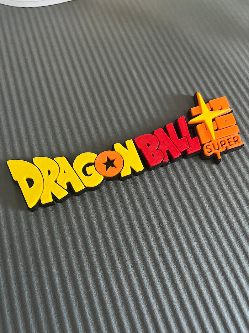 Dragon Ball Z Super 3d Printed Sign/logo - Etsy