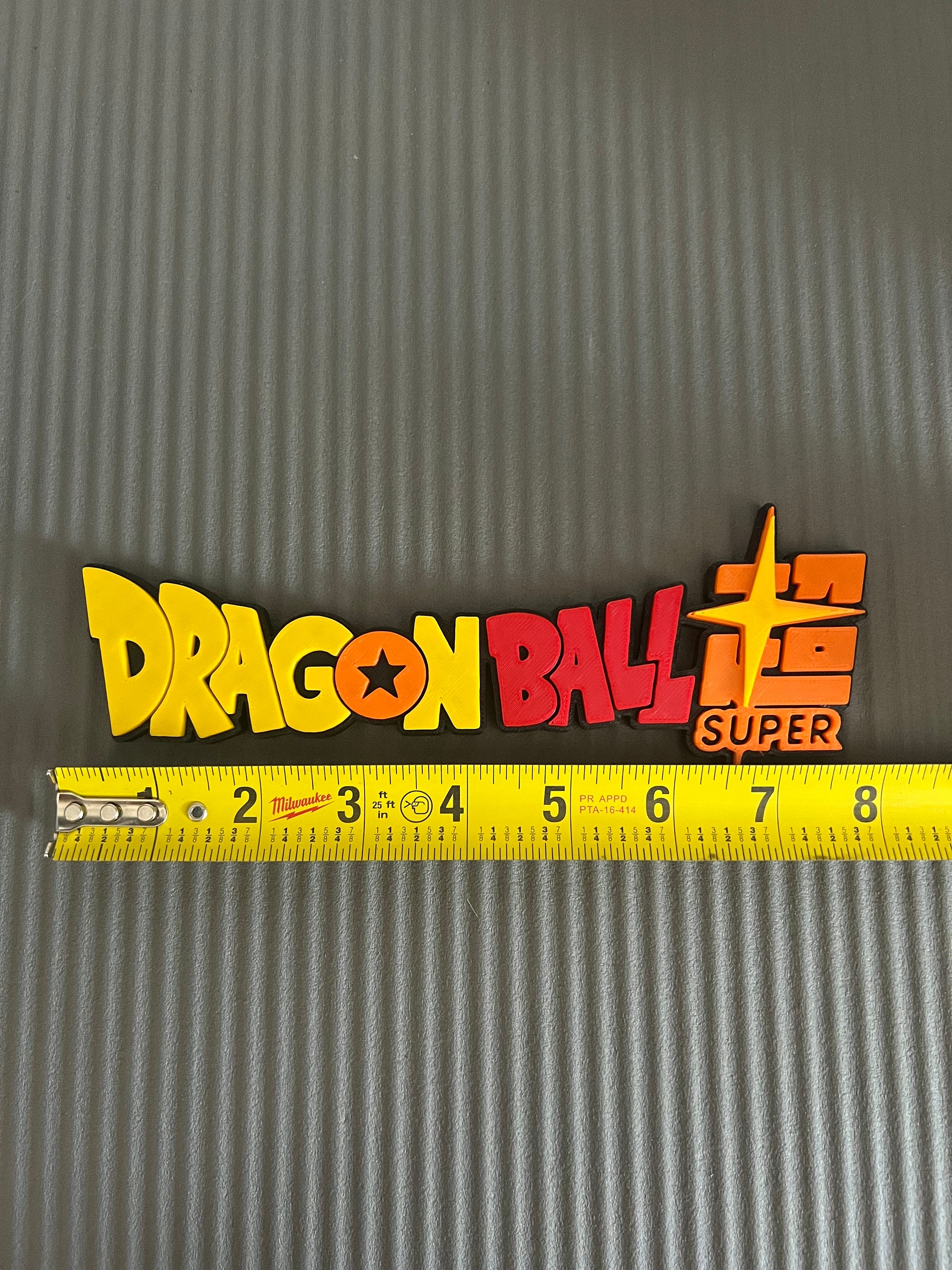 Dragon Ball Z Super 3d Printed Sign/logo - Etsy