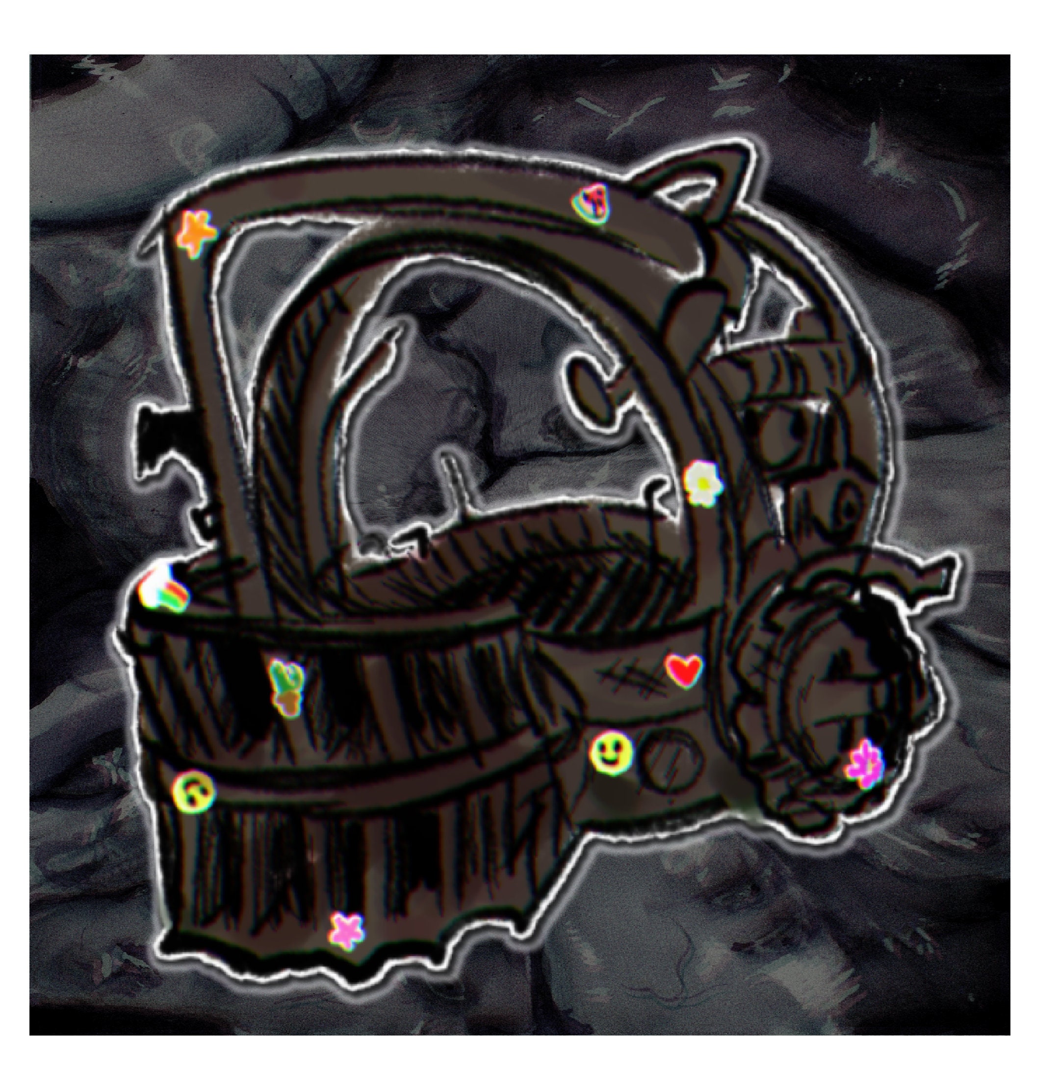 Cute Reverse Bear Trap Sticker - Etsy