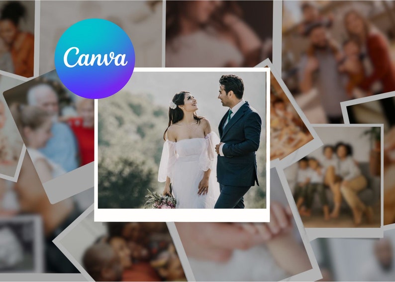 Memories Photo Slideshow Canva Template for Family Wedding - Etsy