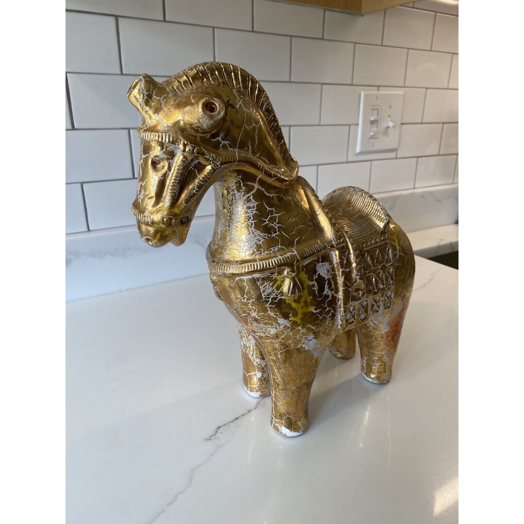 RARE Bitossi Italian Art Pottery Rimini Horse Aldo Londi Raymor Broken ...