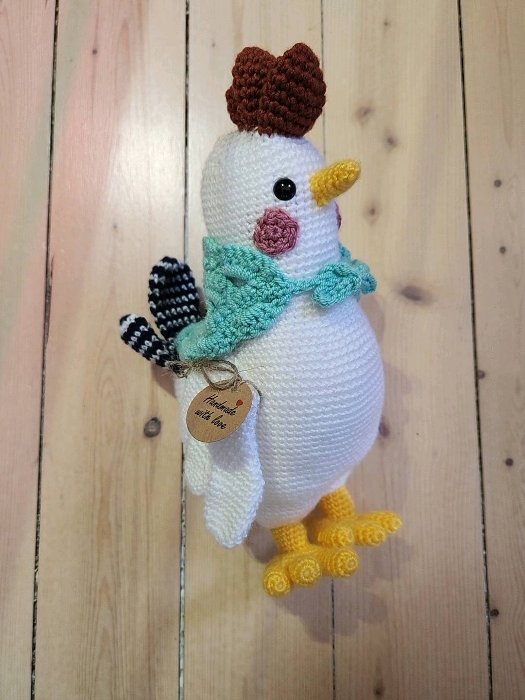 Greta Hen Crochet Toy Pica Pau Amigurumi Handmade Plushie - Etsy