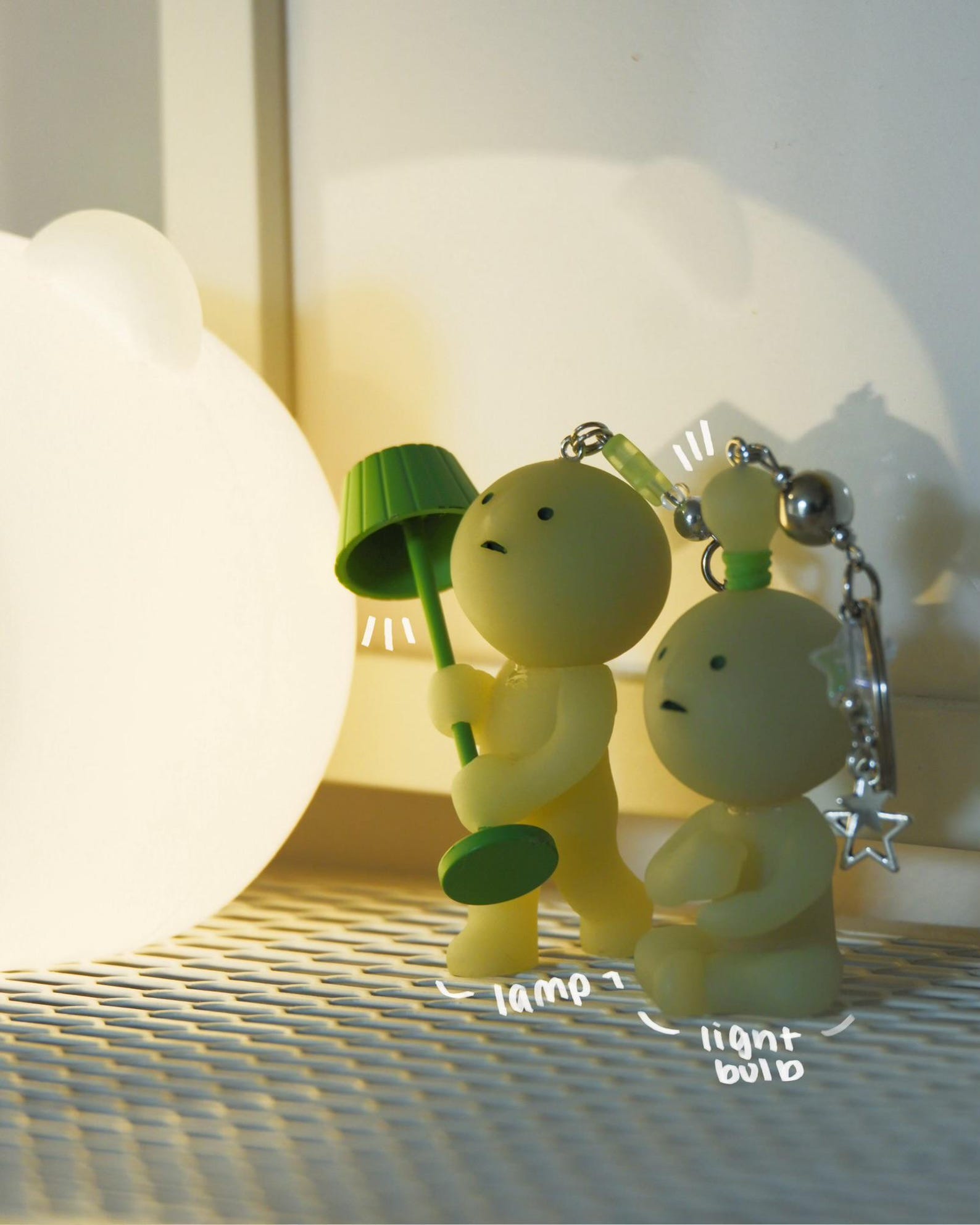 Smiski Keychain With Charms - Etsy