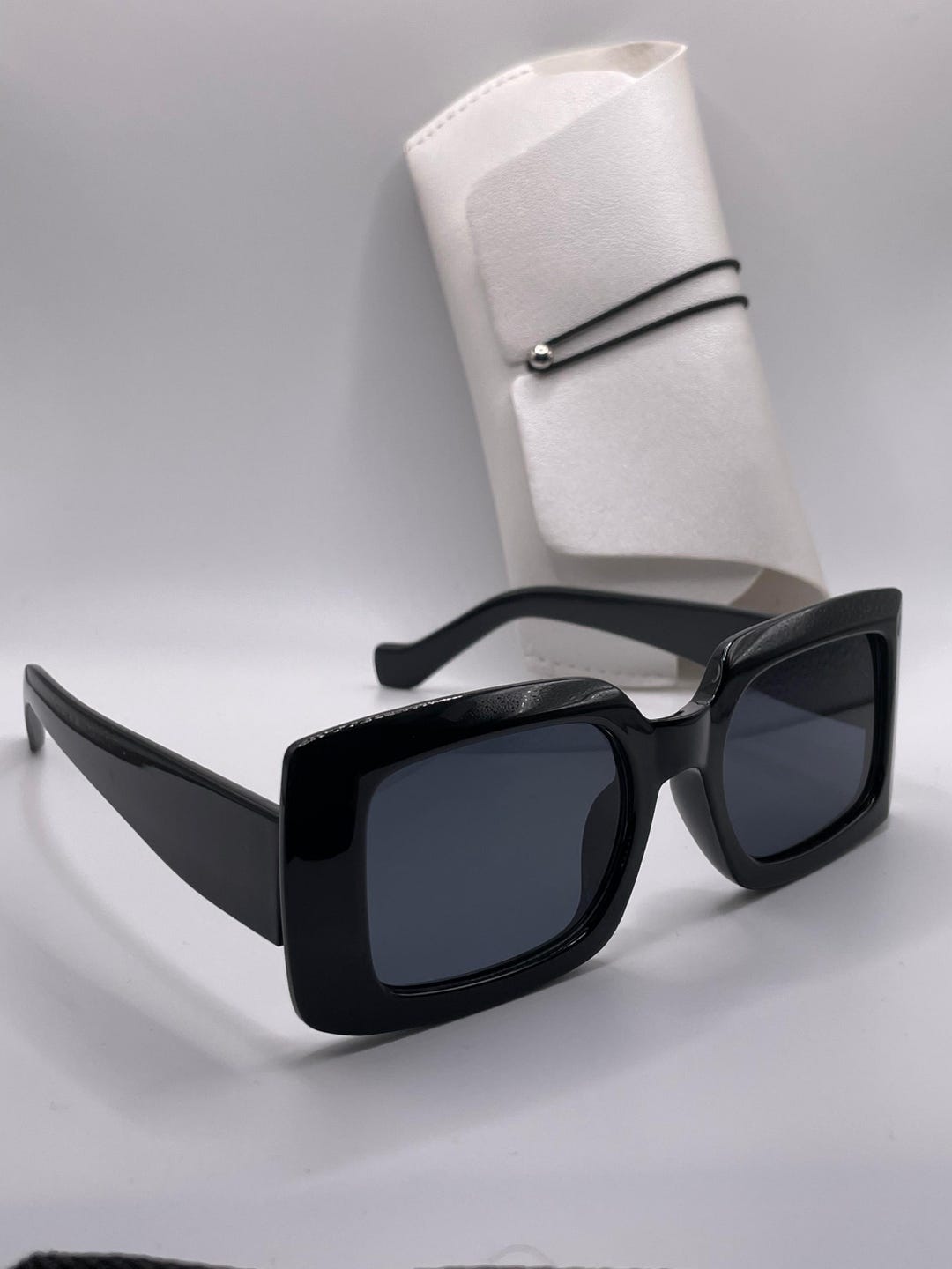 Vintage Rectangular Sunglasses - Etsy