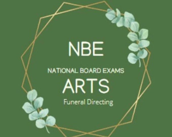 NBE Arts Study Guide, National Board Exam Arts Study Guide, Funeral ...