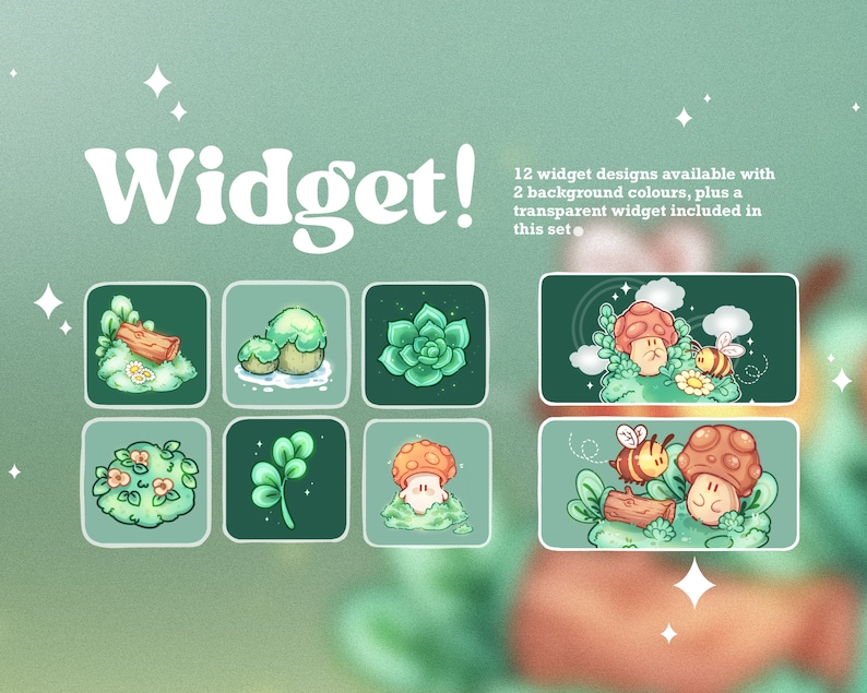 Mushroom & Bee App Icon Set | Cute Hand Drawn App Icon Widget Wallpaper ...