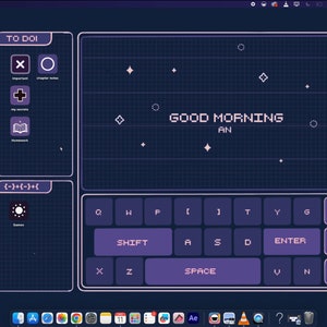 Lofi Gaming Desktop Theme Background Wallpaper Organizer Set | Cozy ...