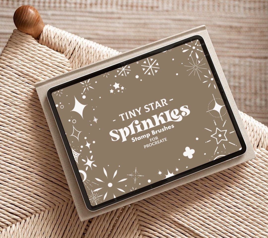 30 Star Procreate Stamp Brushes | Cute Star Doodle Brushset | Procreate ...