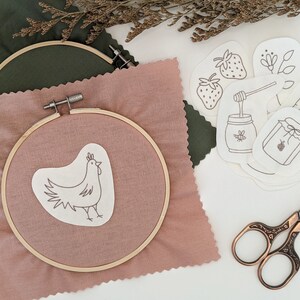 Cottage Stick and Stitch Embroidery, Cottagecore Stick and Stitch ...