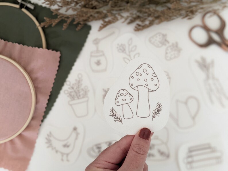 Cottage Stick and Stitch Embroidery, Cottagecore Stick and Stitch ...