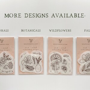 Cottage Stick and Stitch Embroidery, Cottagecore Stick and Stitch ...