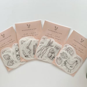 Cottage Stick and Stitch Embroidery, Cottagecore Stick and Stitch ...