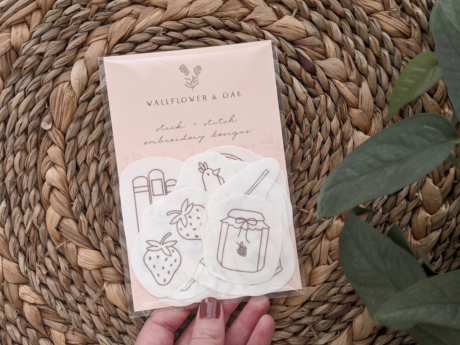 Cottage Stick and Stitch Embroidery, Cottagecore Stick and Stitch ...