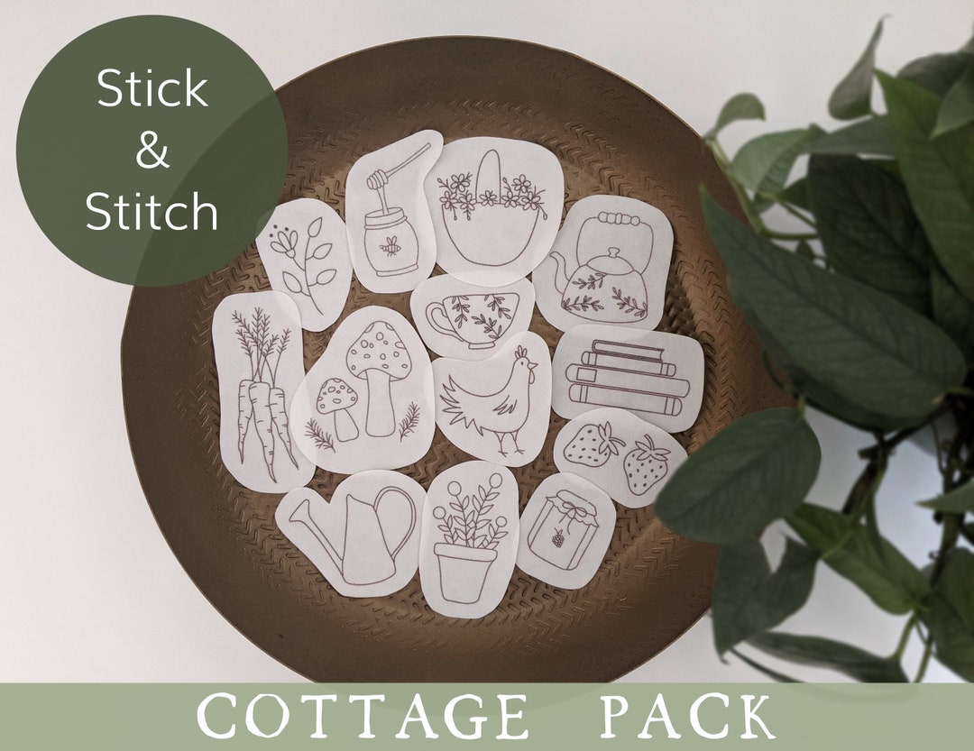 Cottage Stick and Stitch Embroidery Cottagecore Stick and - Etsy