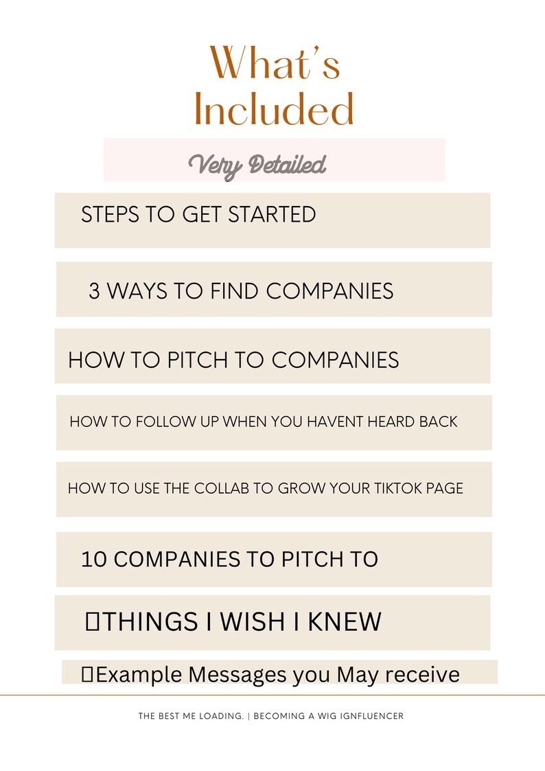 The Gworlz Guide to WIG INFLUENCING - Etsy