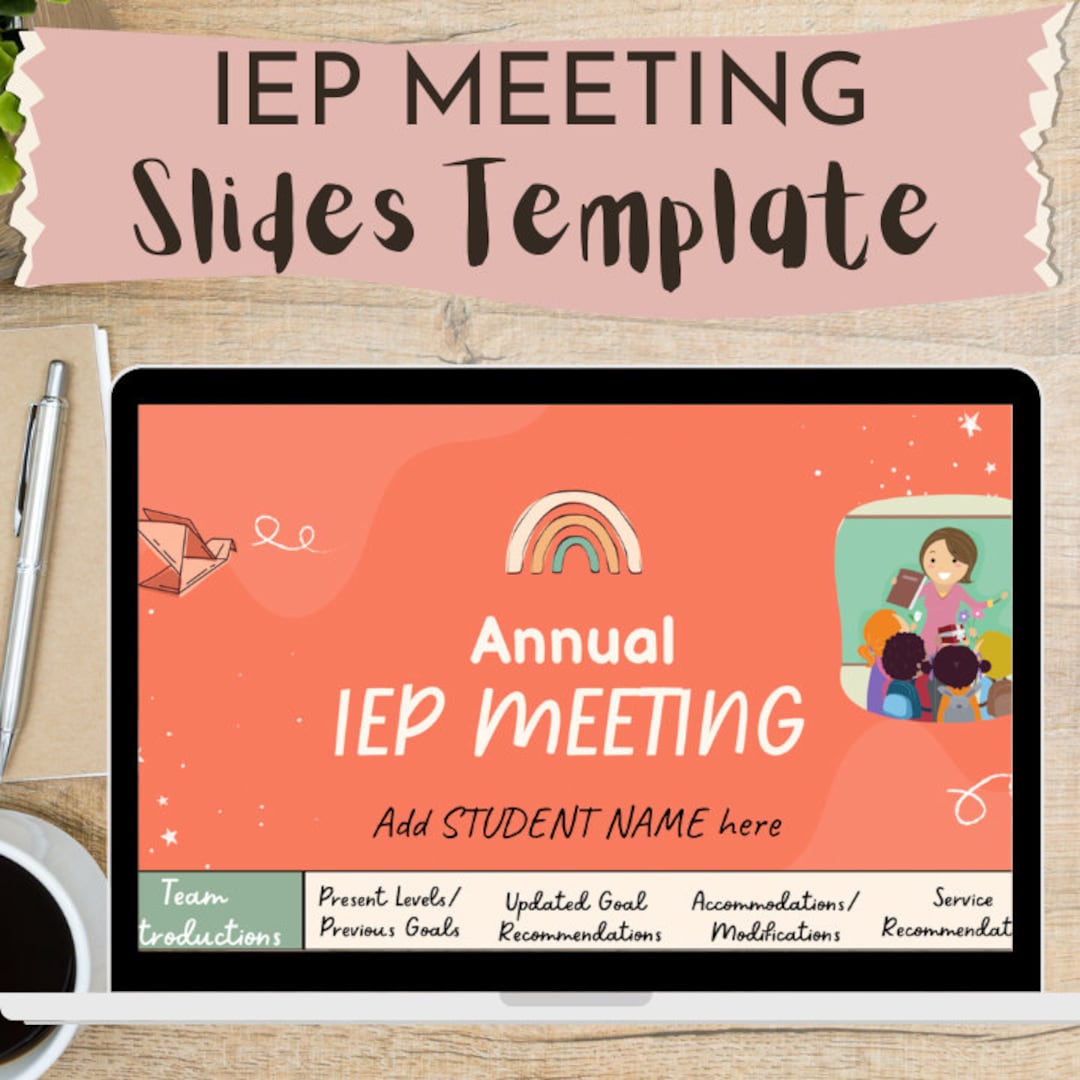IEP Meeting Google Slides Template: Virtual or in Person IEP Meeting ...