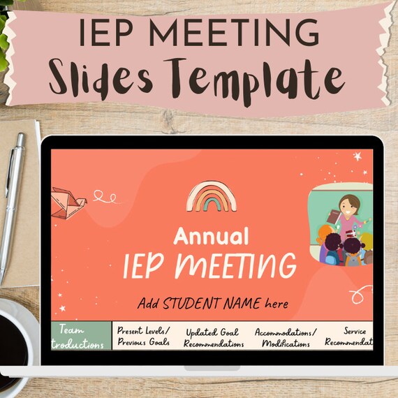 IEP Meeting Google Slides Template: Virtual or in Person IEP - Etsy