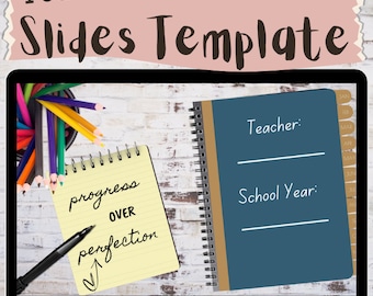 2024-2025 Editable Teacher Planner Digital and Printable Google Slides ...