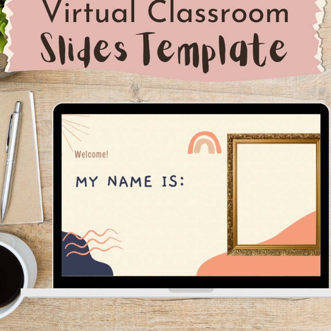 Editable Google Slides Teacher/class Template for Virtual Learning - Etsy