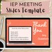 IEP Meeting Google Slides Template: Virtual or in Person IEP Meeting ...
